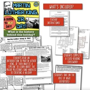 Martin Luther King Jr + Civil Rights Movement Reading Activities | Made ...