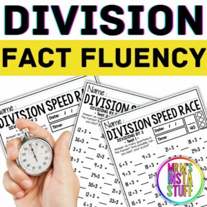 Division Fact Fluency Practice | Made By Teachers
