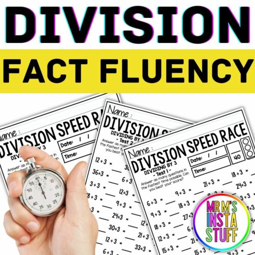 Division Fact Fluency Practice | Made By Teachers