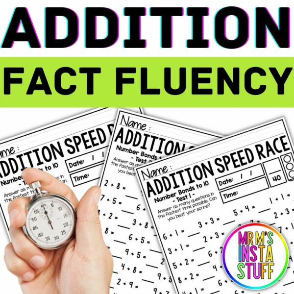 Fact Fluency NO PREP Bundle | Addition, Subtraction, Multiplication and ...