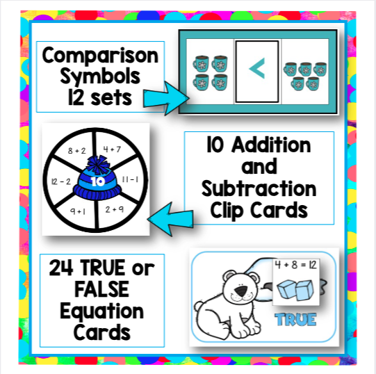 January Math Centers and Games | WINTER | Made By Teachers