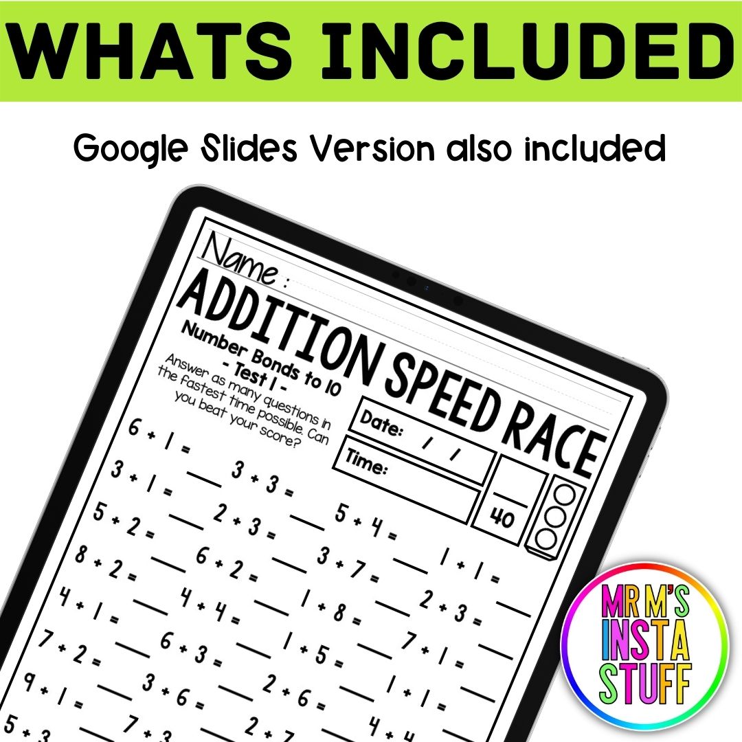 Addition Fact Fluency Practice | Made By Teachers