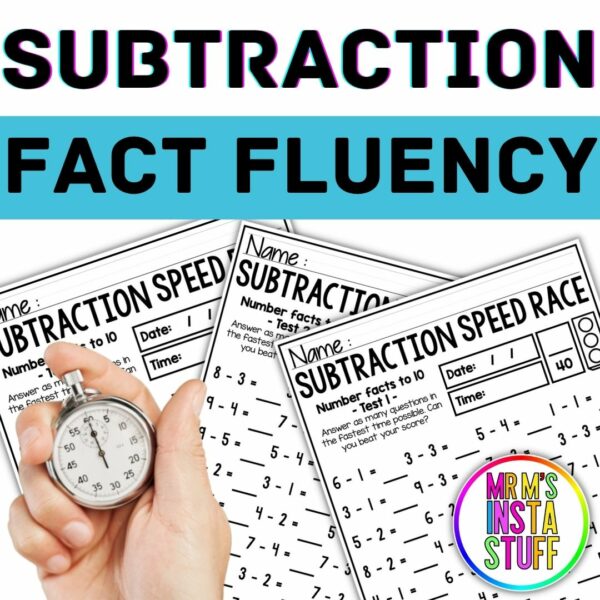 Subtraction Fact Fluency Practice | Made By Teachers