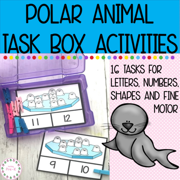 Polar Animal Task Box Activities for Pre-K | Made By Teachers