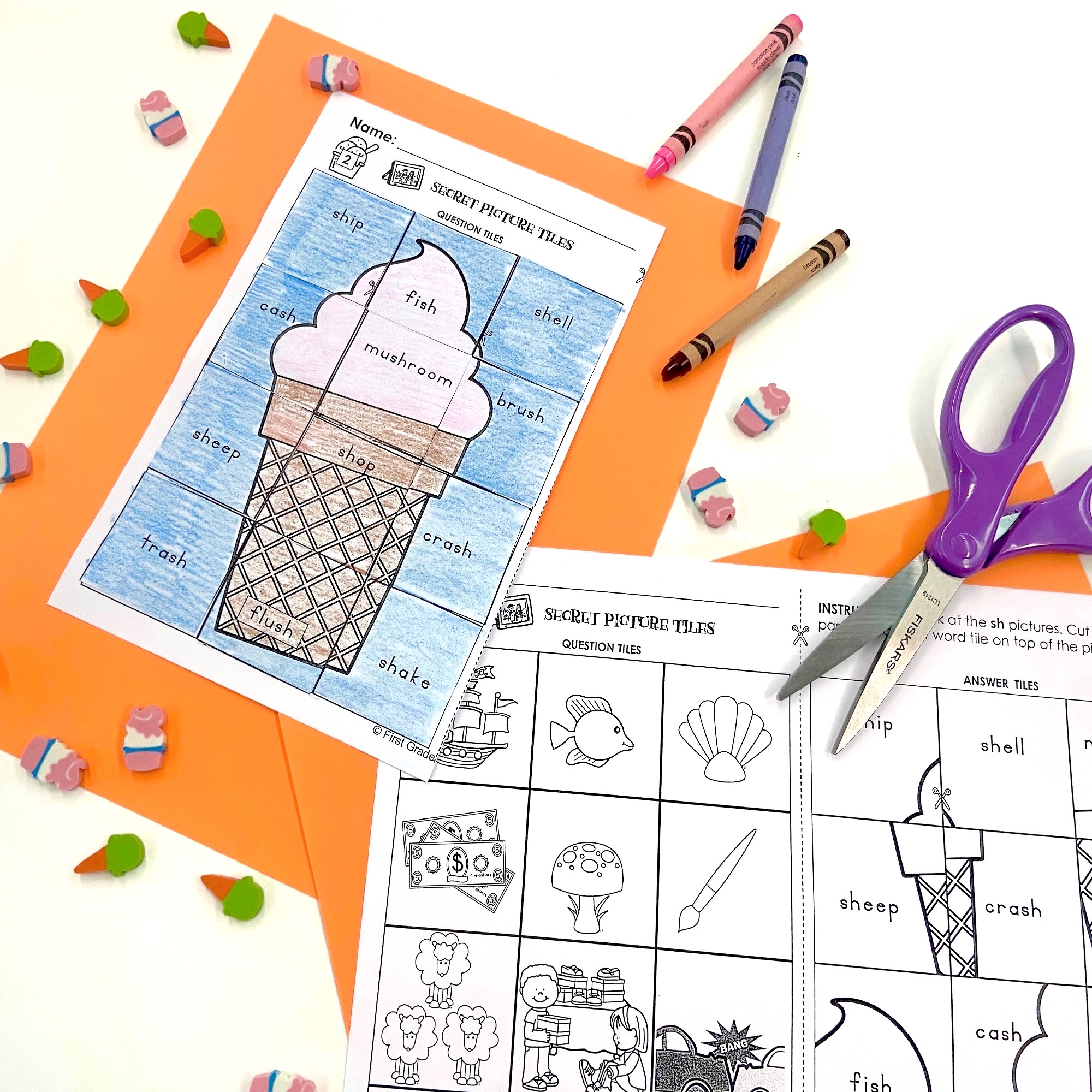 Digraph Secret Pictures | Made By Teachers