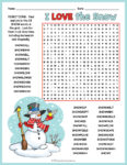 SNOW DAY Word Search Puzzle Worksheet Activity | Made By Teachers