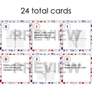 Sequence of Transformations Matching Activity | Made By Teachers