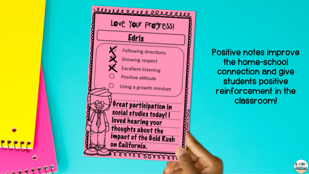 Positive Notes Home | Classroom Management Tool | Made By Teachers