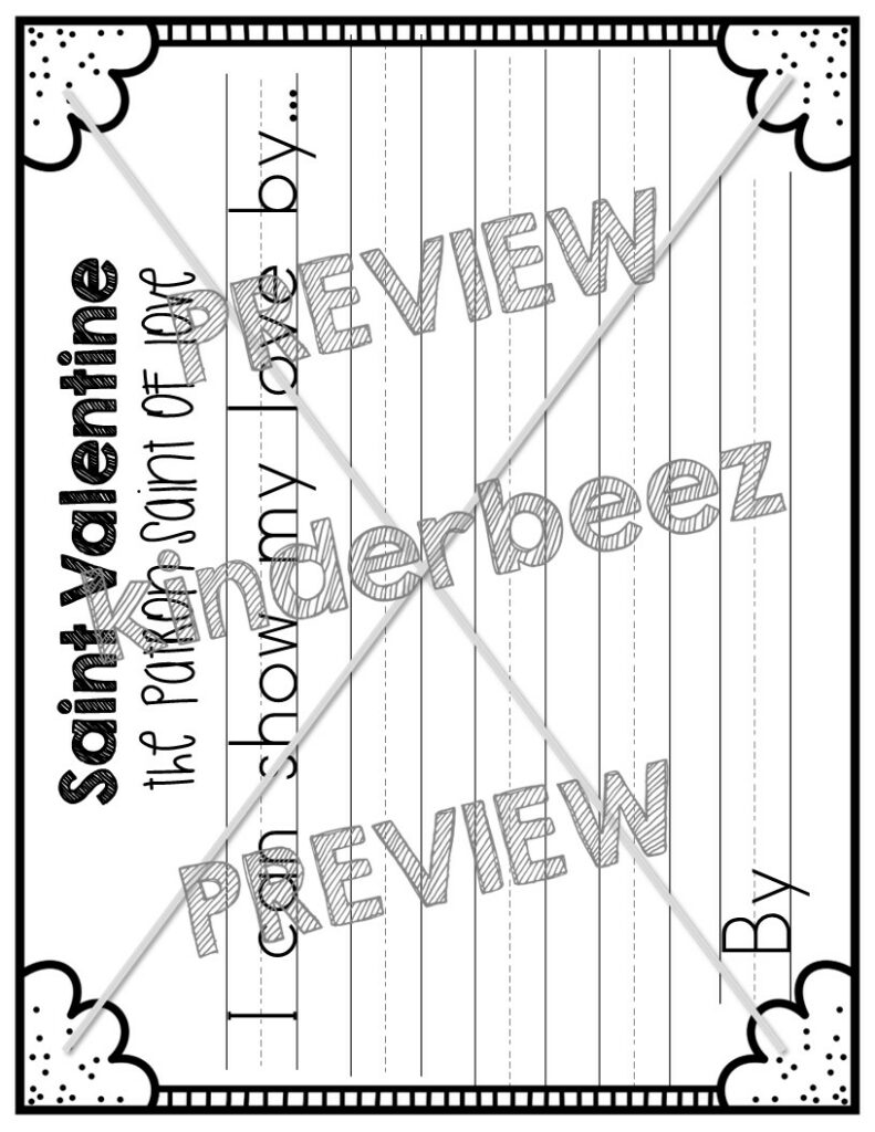 St. Valentine Craft, Catholic Saint Valentine Craft | Made By Teachers