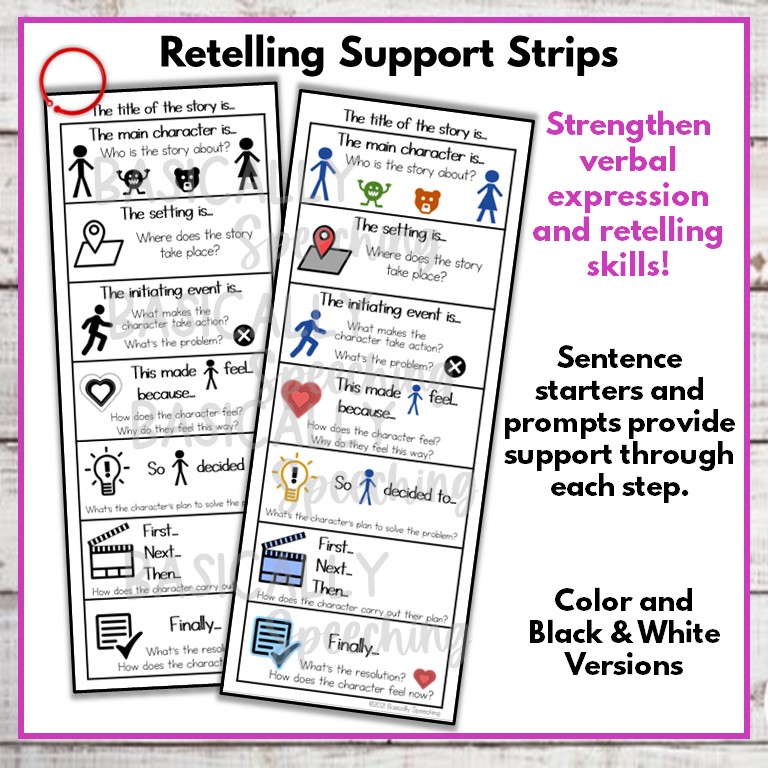 Story Retelling and Narrative Writing Activity with Story Grammar ...