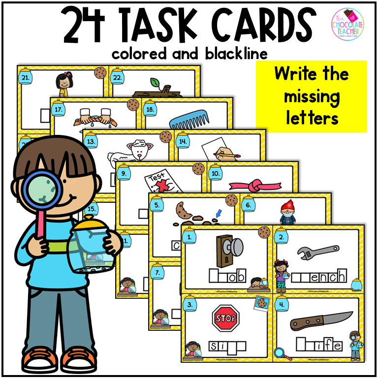 Silent Letters - WR GN KN MB - Phonics Centers - Write the Room | Made By Teachers