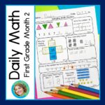 Math Spiral Review Daily Worksheets Morning Work Homework Month 2 Fall ...