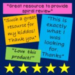 Math Spiral Review Daily Worksheets Morning Work Homework Month 2 Fall ...