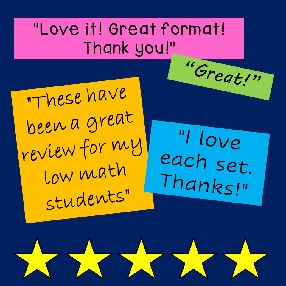 Math Spiral Review Daily Worksheets Morning Work Homework Month 3 Fall ...