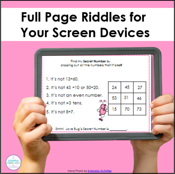 Valentines Day Math Riddles - Addition, Subtraction, Place Value | Made ...