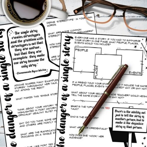 TED Talk Lesson (The Danger of a Single Story) with DIGITAL OPTION ...