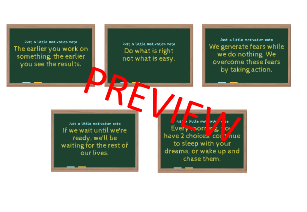 Motivational Note Cards | Made By Teachers
