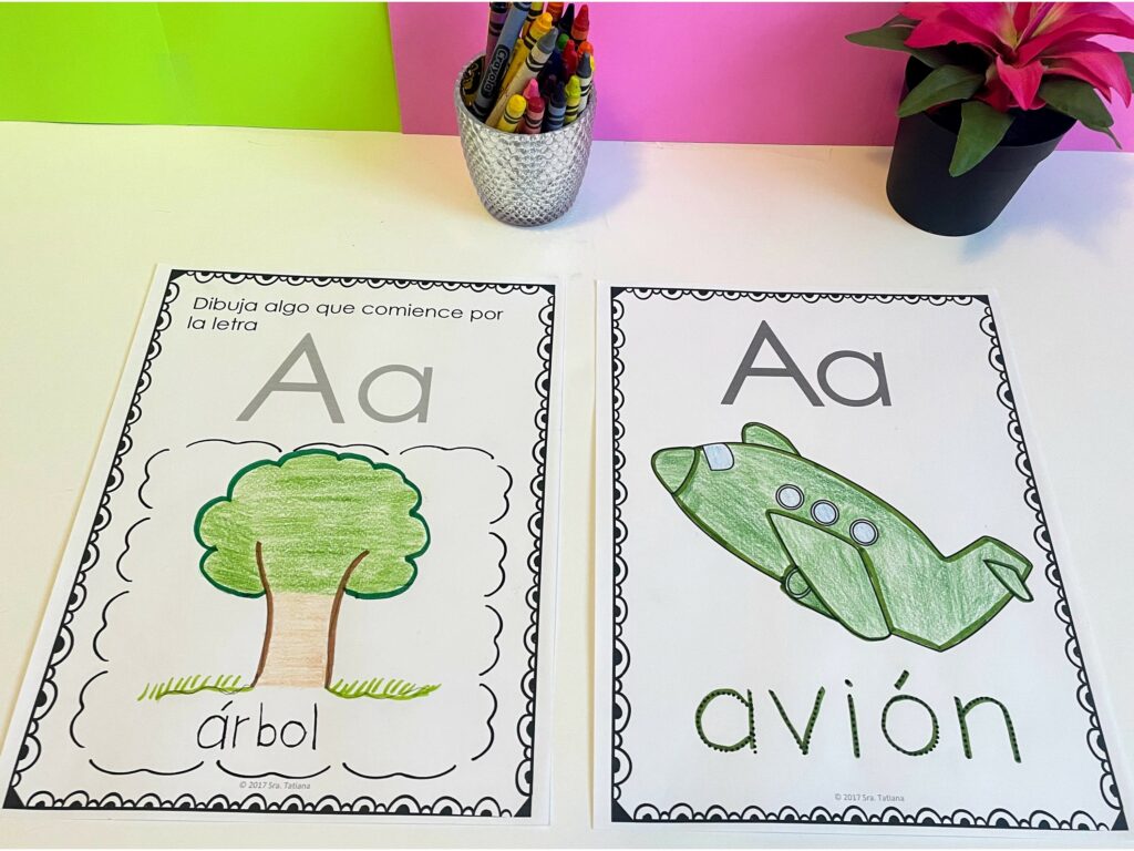 Spanish Alphabet Tracing Worksheets | Trazado del alfabeto | Made By ...