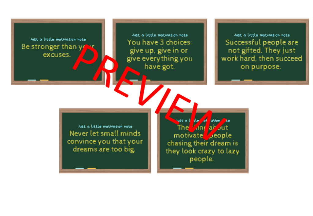 Motivational Note Cards | Made By Teachers