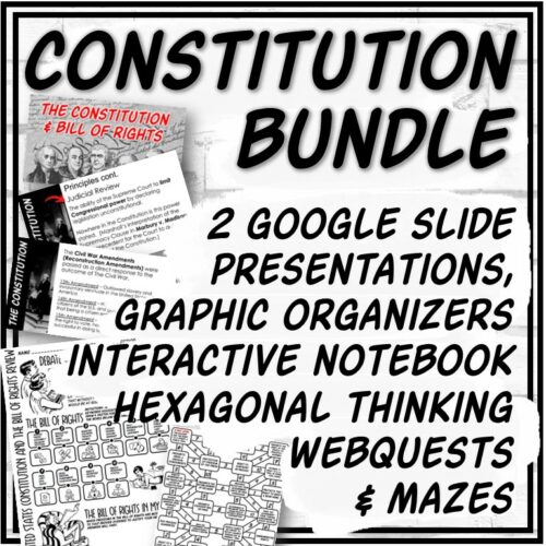 Constitution Slides, Hexagonal Thinking, Graphic Organizer, Interactive ...