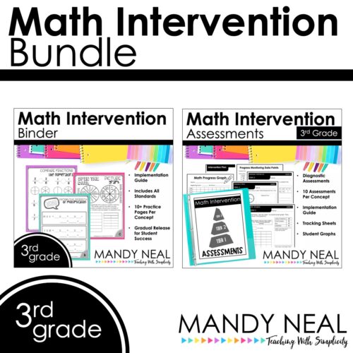 3rd Grade Math Intervention Activities and Assessments | Made By Teachers