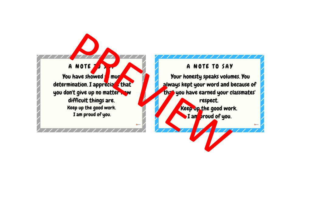Student Encouragement Note Cards | Made By Teachers