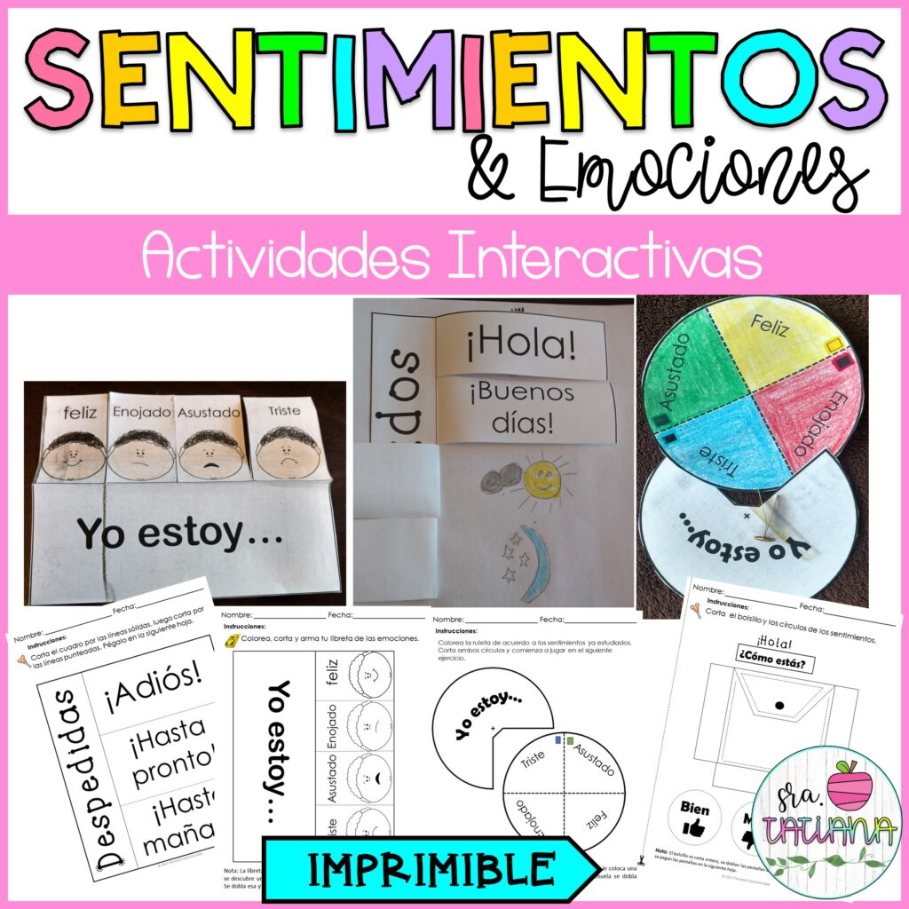 Feelings and Emotions in Spanish | Saludos, Sentimientos y Emociones ...