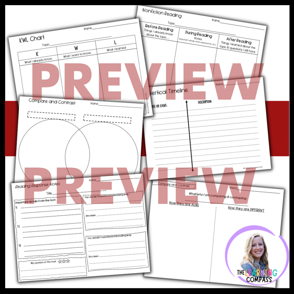 Nonfiction Graphic Organizers | Made By Teachers