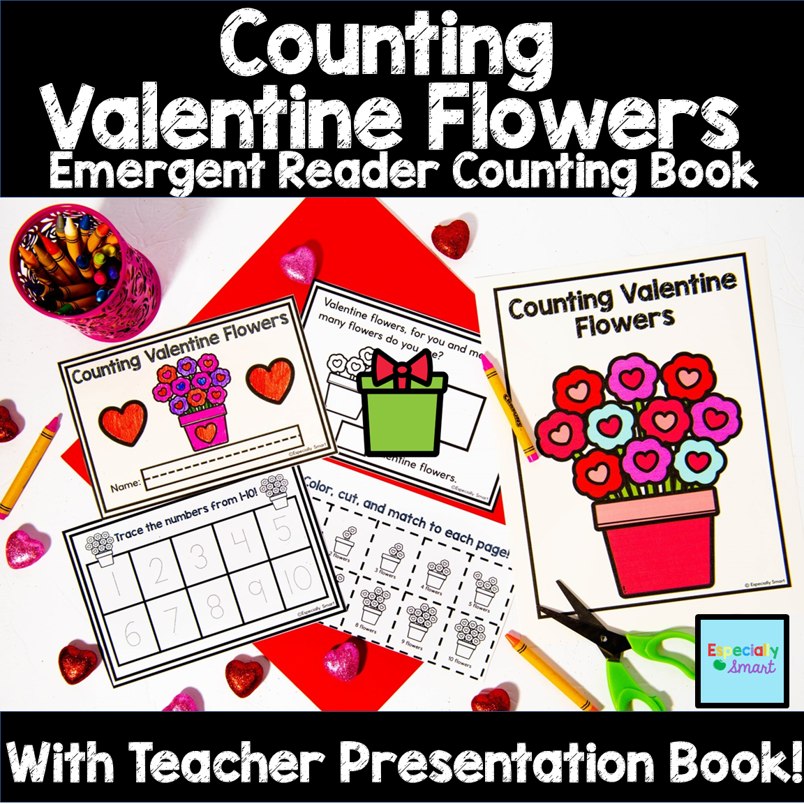 Errorless Valentine's Day Cut and Paste Worksheets and Centers | Made ...