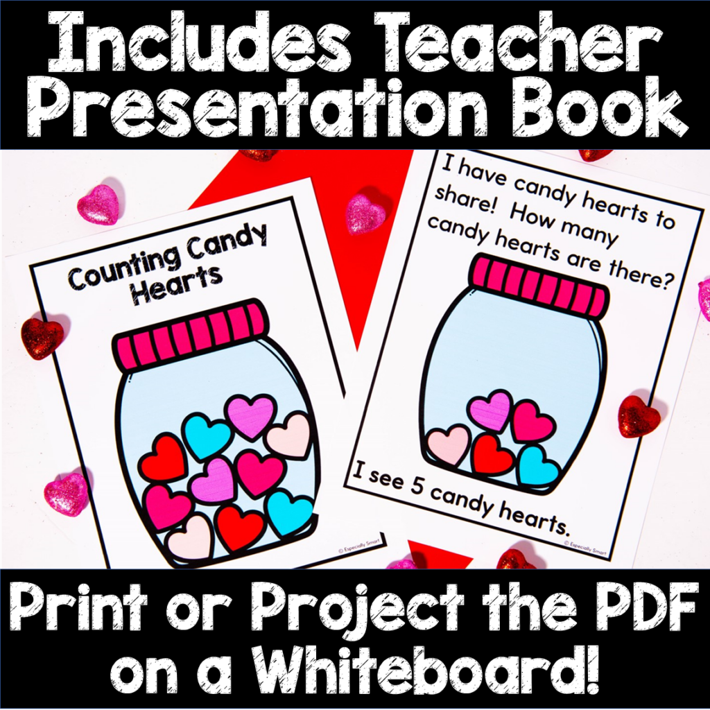 Valentine's Day Candy Hearts Emergent Reader 1 through 10 Counting ...