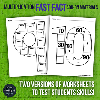Multiplication Facts Quick Review - Pair with FREE Multiplication ...