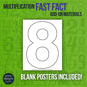 Multiplication Facts Quick Review - Pair with FREE Multiplication ...