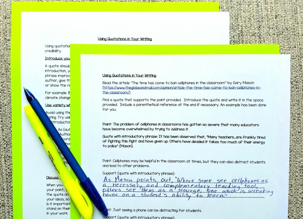 Research and Academic Writing Unit for High School | Made By Teachers