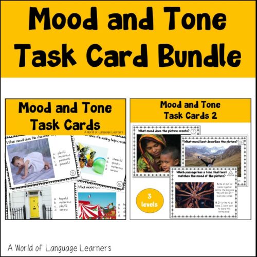 Mood and Tone Task Card Bundle | Made By Teachers