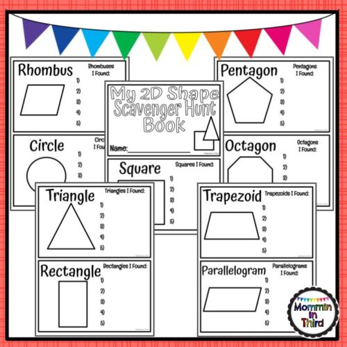 Geometry Scavenger Hunt for 2D Shapes | Made By Teachers