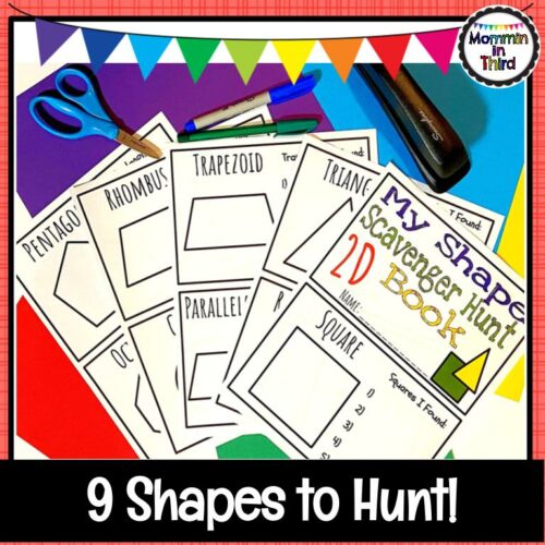 Geometry Scavenger Hunt for 2D Shapes | Made By Teachers