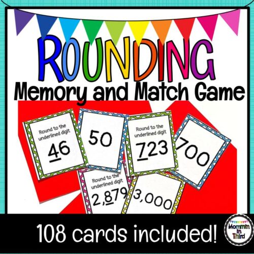 Rounding Memory Match Activity | Made By Teachers