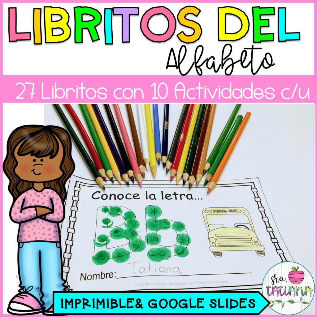 Spanish Alphabet Mini Books | 27 Libros con Actividades del Alfabeto ...