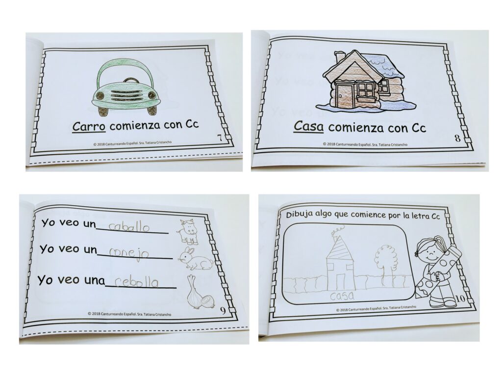 Spanish Alphabet Mini Books | 27 Libros con Actividades del Alfabeto ...