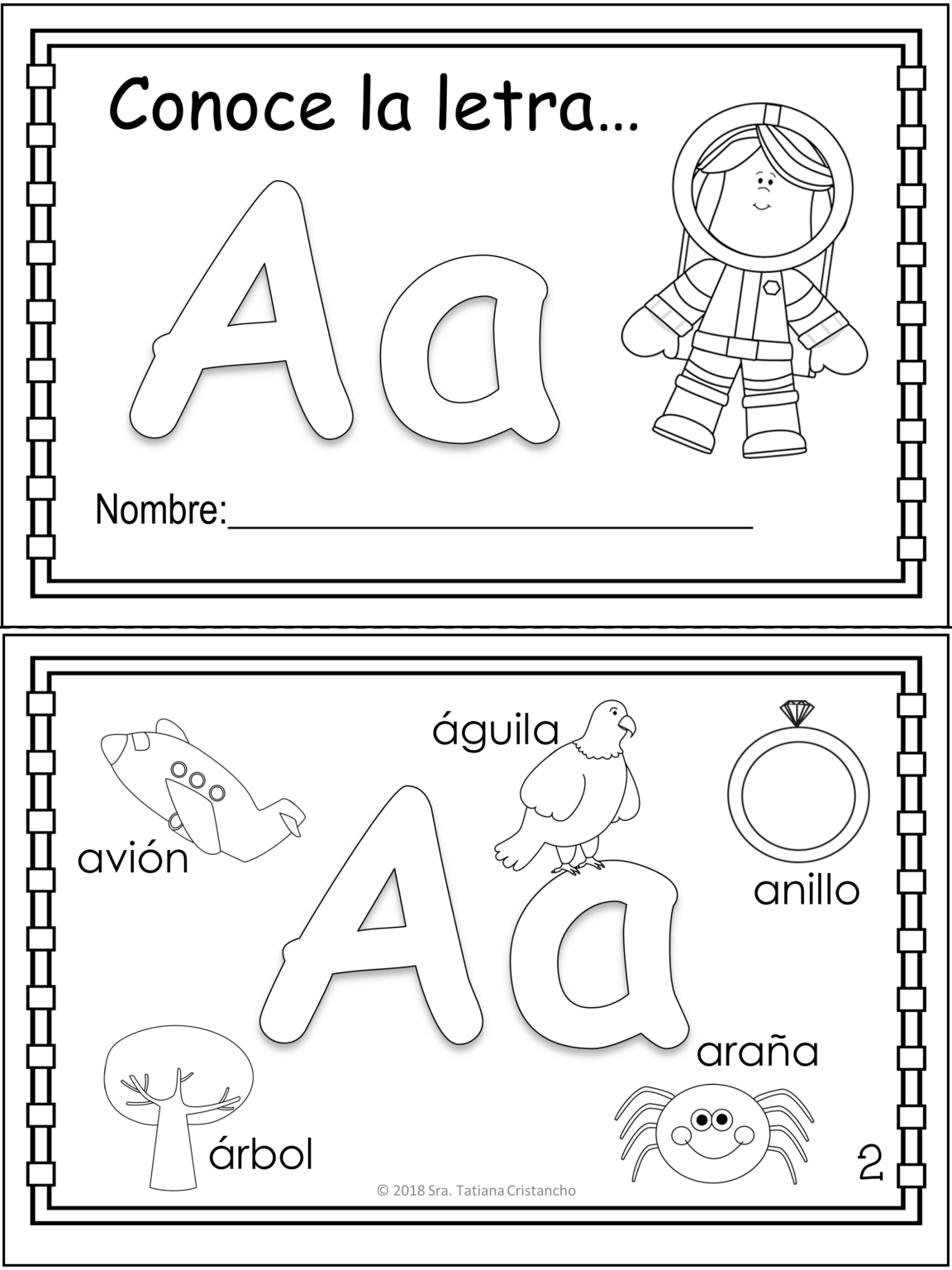 Spanish Alphabet Mini Books | 27 Libros con Actividades del Alfabeto ...