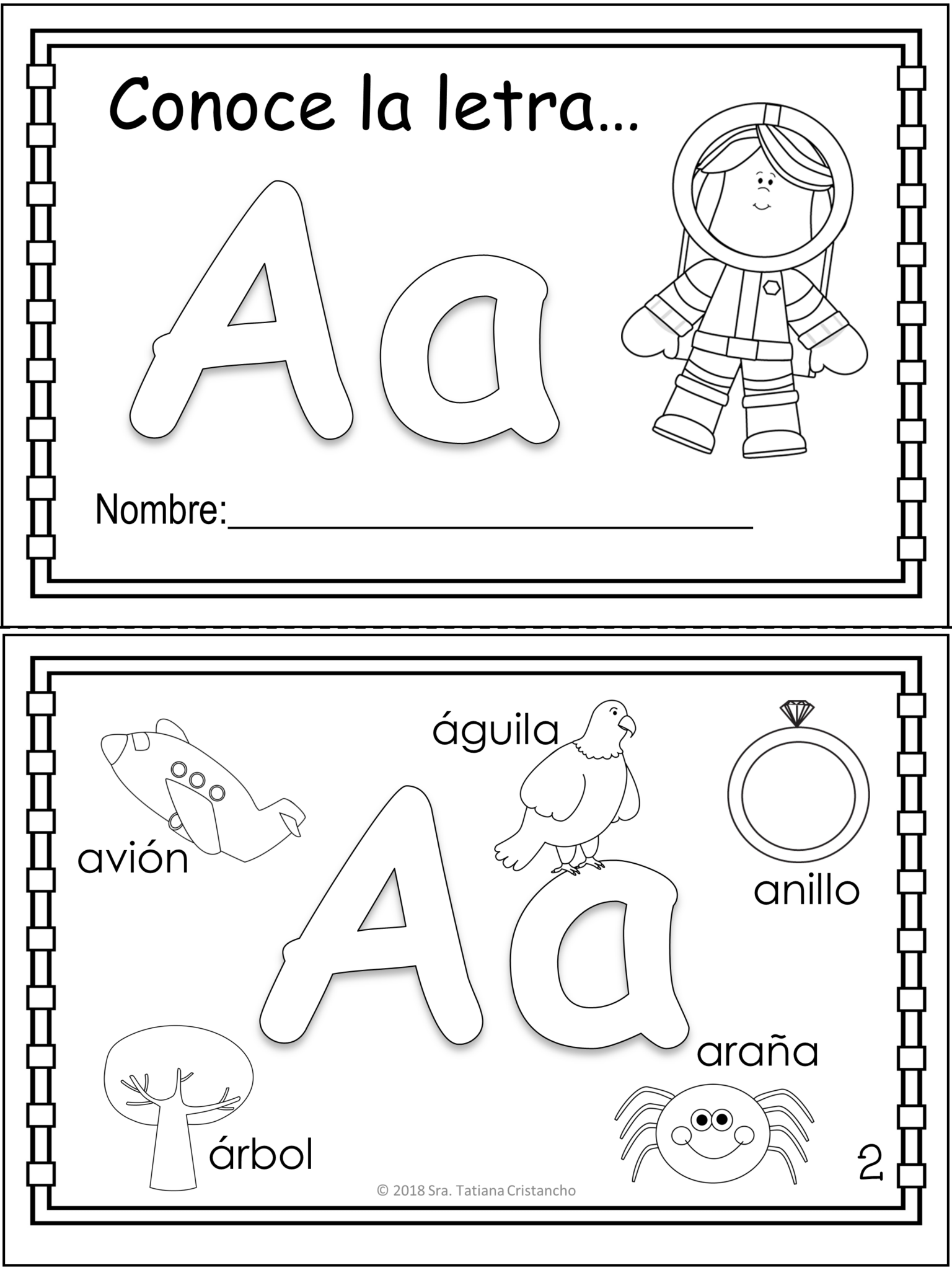 Spanish Alphabet Mini Books | 27 Libros con Actividades del Alfabeto ...