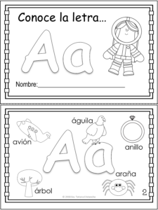 Spanish Alphabet Mini Books | 27 Libros con Actividades del Alfabeto ...