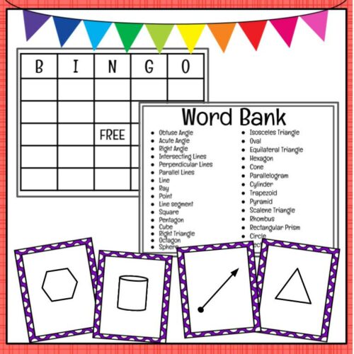 Geometry Bingo | Made By Teachers