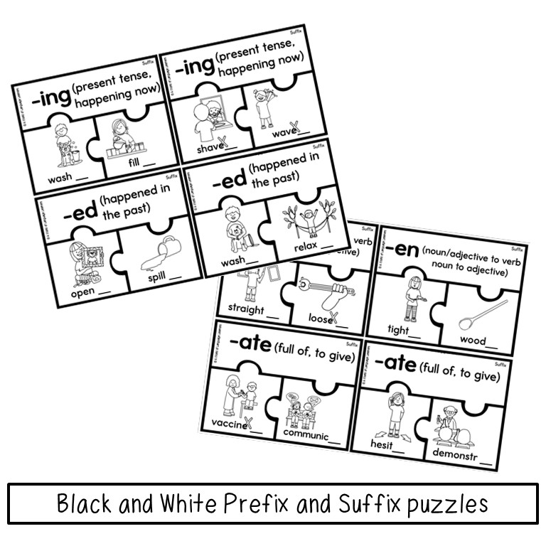 Prefix and Suffix Puzzles | Made By Teachers