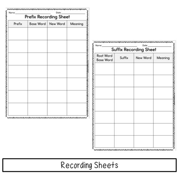 Prefix and Suffix Puzzles | Made By Teachers