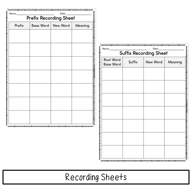 Prefix and Suffix Puzzles | Made By Teachers