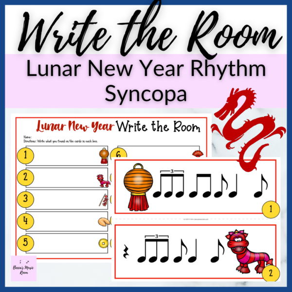 St. Patrick's Day Rhythm Write the Room for Timka (Dotted Eighth ...