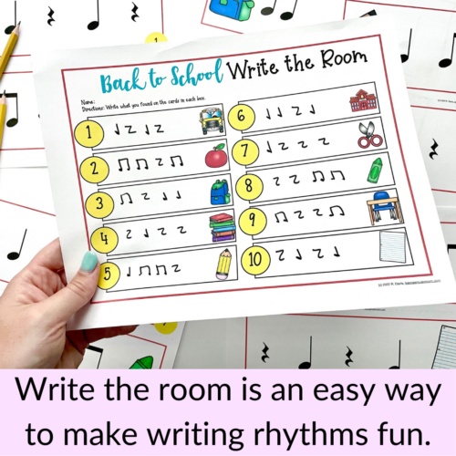 Lunar New Year Write the Room BUNDLE for Elementary Music Rhythm Review ...