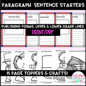 Abraham Lincoln Writing, Paragraph/Sentence Starters Black History ...