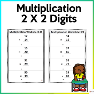 Two Digit by Two Digit Multiplication Worksheets - Made By Teachers